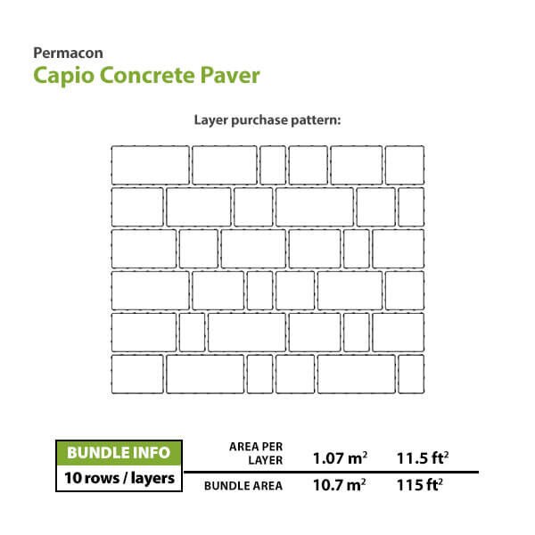 Permacon Capio Concrete Paver | Van Beek's